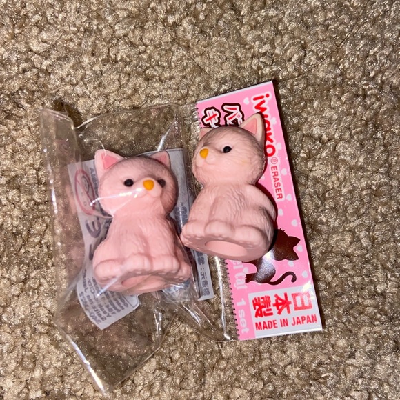 Urban Outfitters | Office | Nwt Rare Vintage Cat Erasers | Poshmark